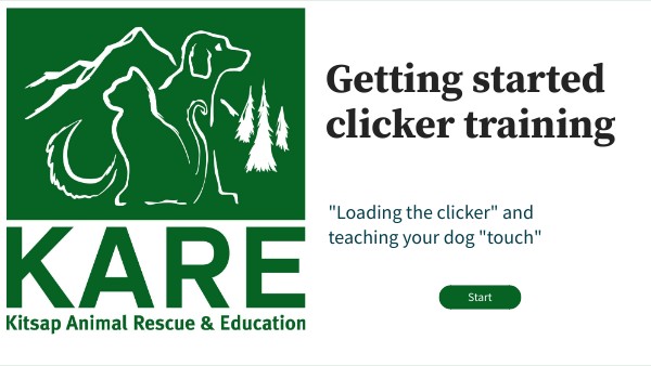 KARE: Getting Started Clicker Training