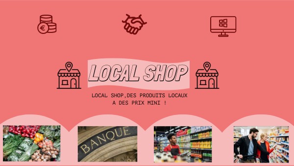 présentation magasin local | Genially