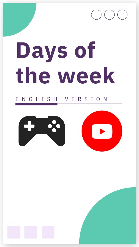 Days of the week | Genially