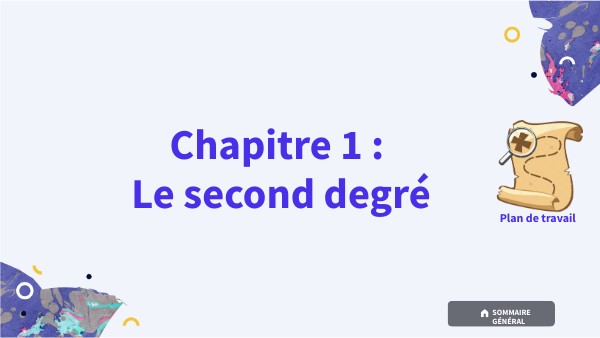 Chap1_le second degré | Genially