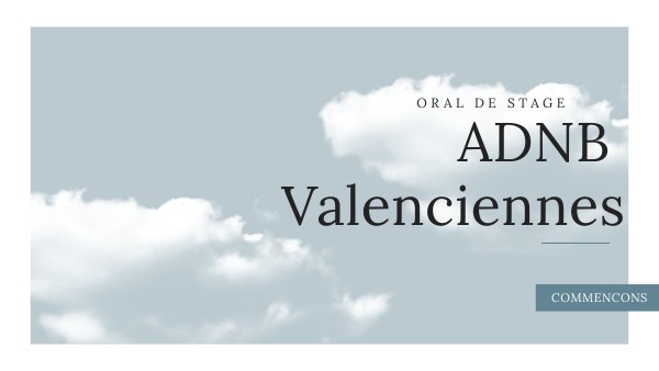 Oral de stage seconde | Genially