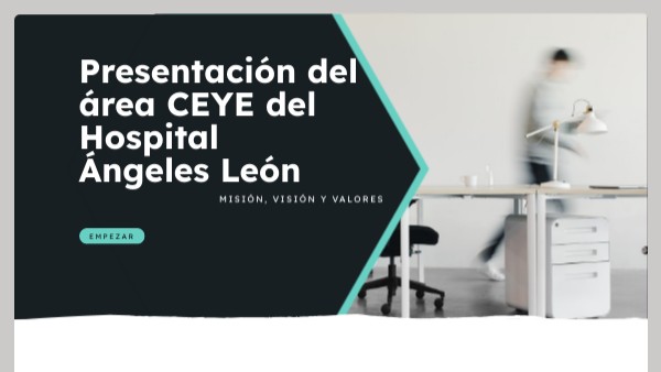 Planeación Estratégica del Hospital Ángeles León: Área CEYE | Genially