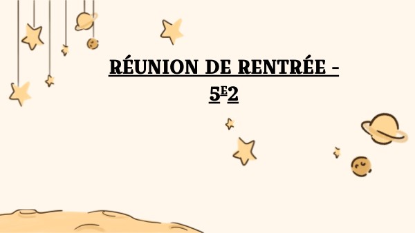 Présentation année de 4e | Genially