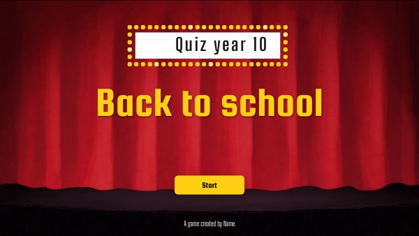 back to school 3e quiz