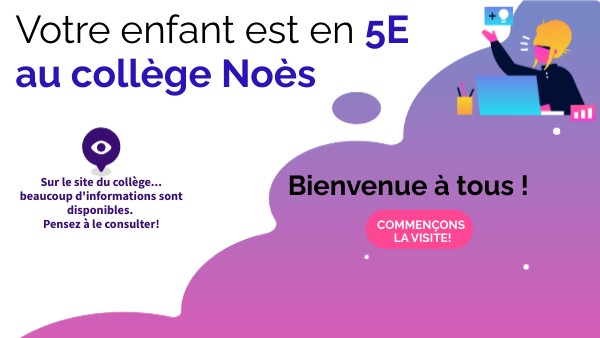 Réunion parents 5E | Genially