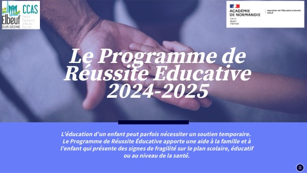 Le Programme de Réussite Educative 2024-2025 | Genially