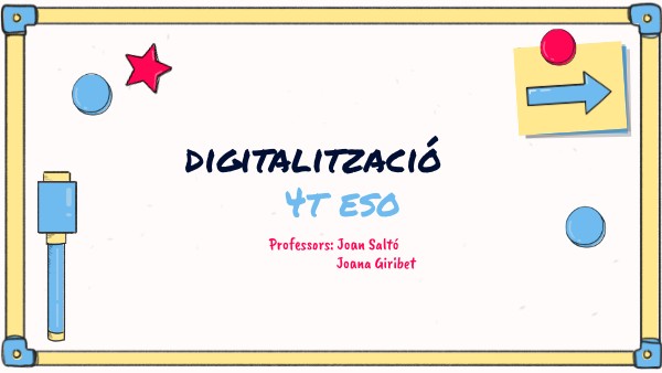 Digitalització 4t ESO | Genially