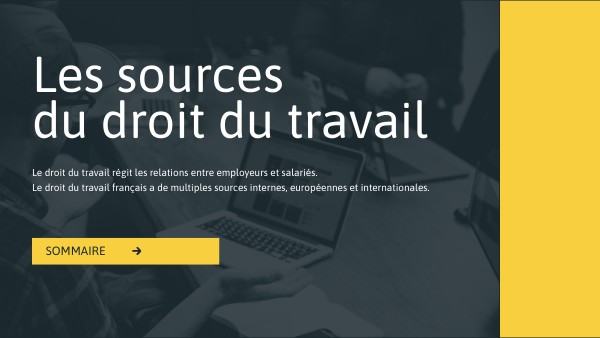 Droit du travail | Genially