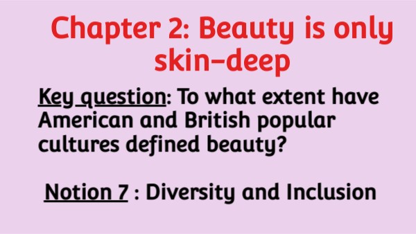 Beauty is only skin deep
