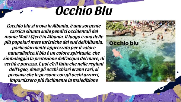 Occhio blu parco