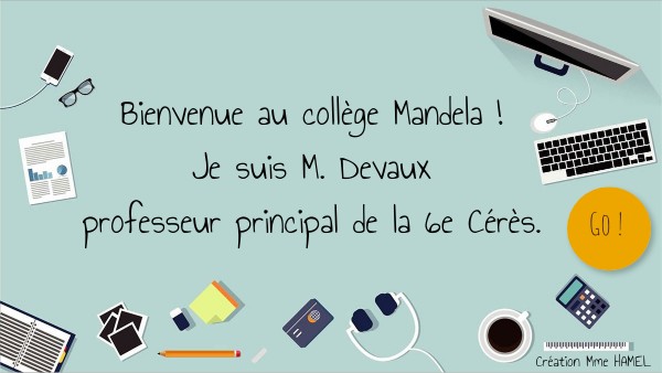 6e - Première réunion parents | Genially