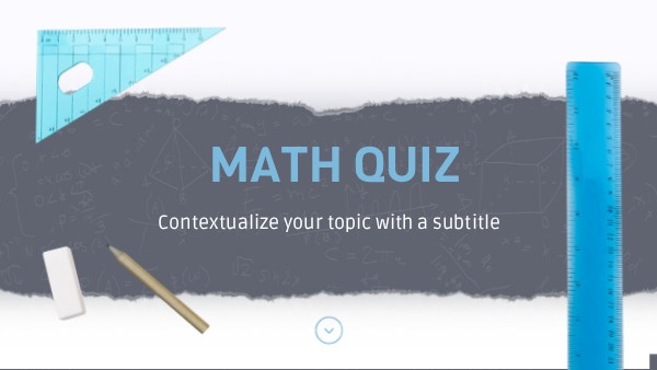 Math quiz | Genially