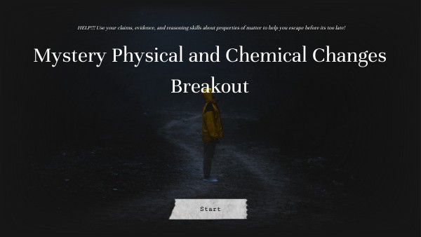 Physical and Chemical Changes Mystery Breakout | Genially