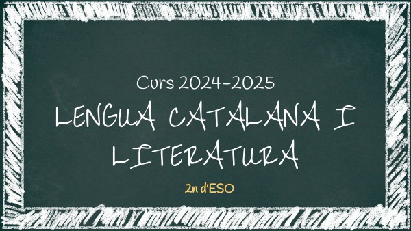 2n ESO Llengua catalana i literatura | Genially