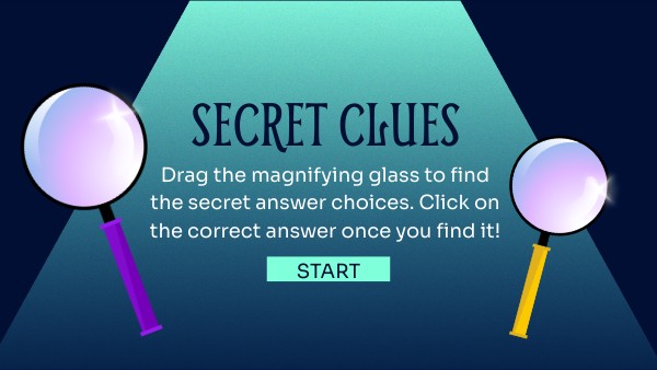 Secret Clue Game