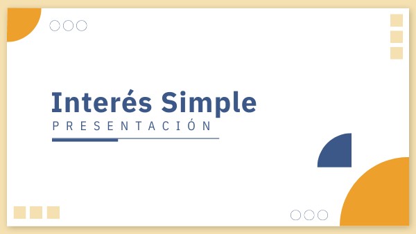 Interés Simple | Genially