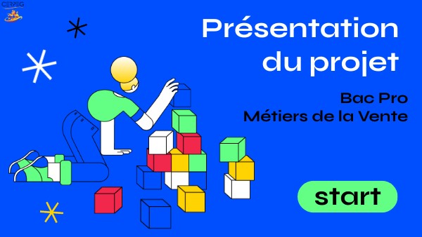 Présentation du projet en bac pro | Genially