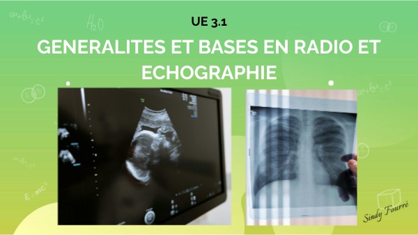 UE 3.1 INTRO RX ET ECHO