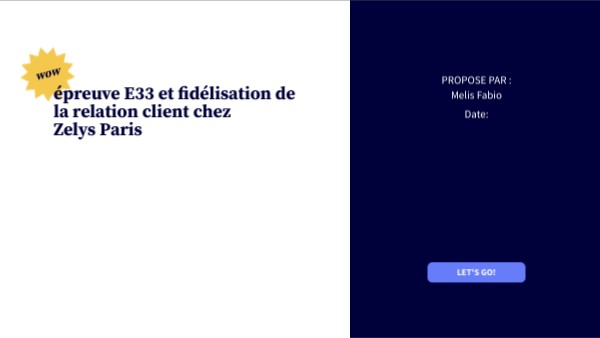 Offre commerciale essentielle | Genially