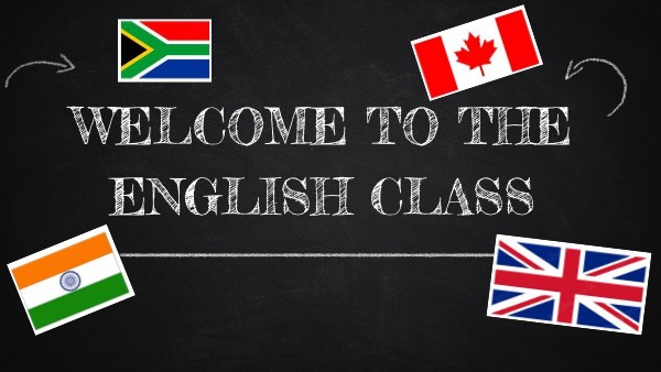 Welcome to the English class
