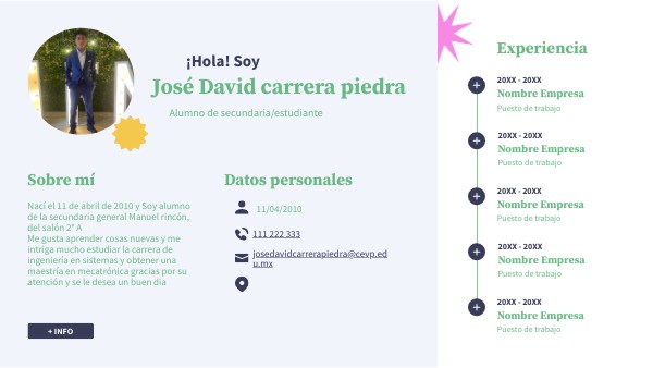CV Esencial | Genially