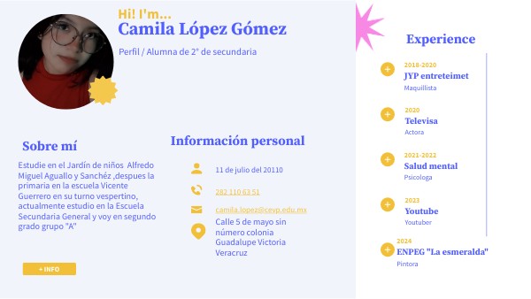 Camila López Gómez | Genially