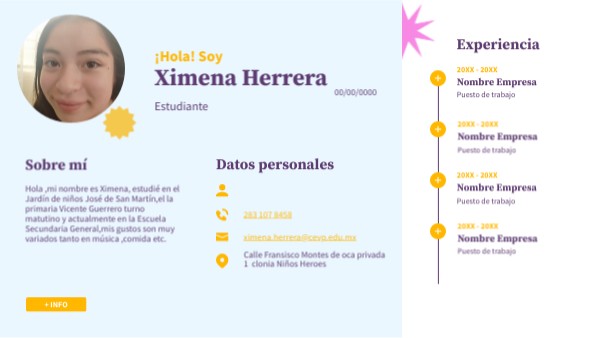 curriculum Ximena Herrera