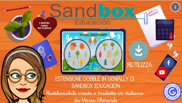 RIUTILIZZABILE ESTENSIONE DOBBLE SANDBOX | Genially