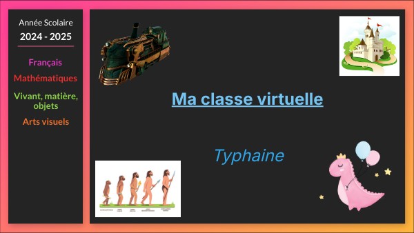 Classe virtuelle Vignieu - Typhaine - 2024/2025 | Genially