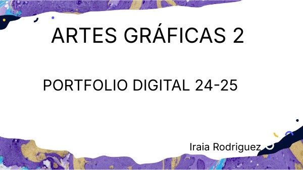 PORTFOLIO 24-25 IRAIA