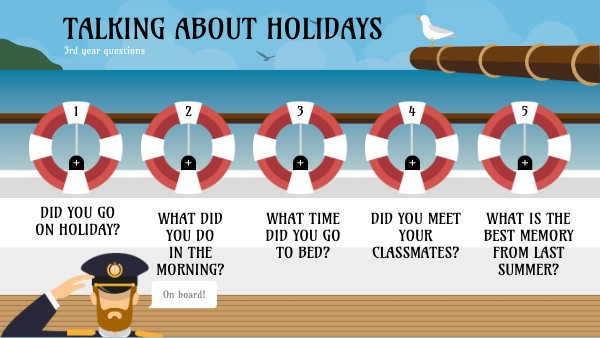 Talking about holidays_3rd year | Genially