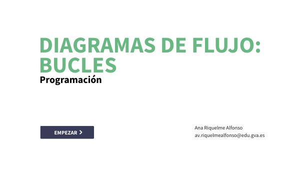 Diagramas de flujo: bucles | Genially