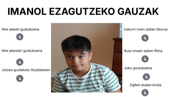 erretrato musikala: Imanol