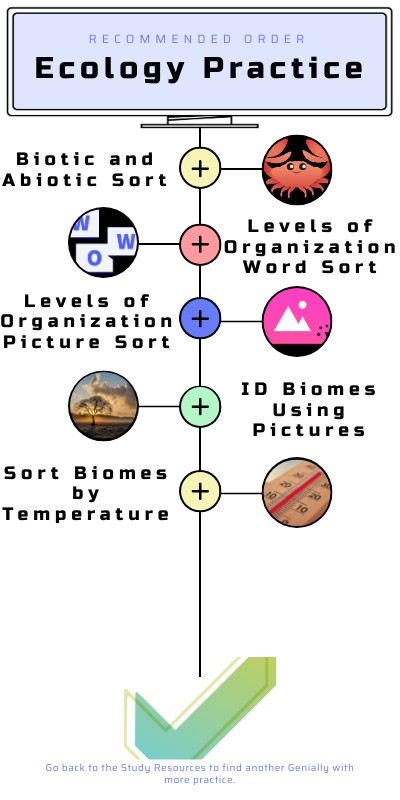 Levels of organization - Ecosystems unit