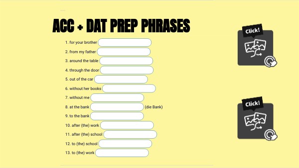 DAT + ACC PREP PRACTICE