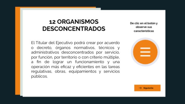 ORGANISMOS DESCONCENTRADOS