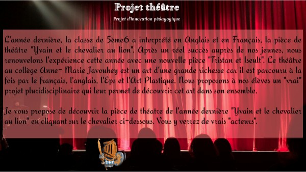 Projet théâtre
