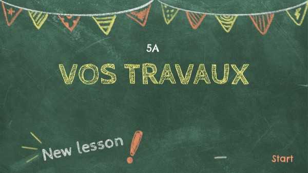 travaux 5A | Genially