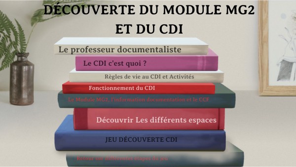 Découverte CDI 1ere AP | Genially