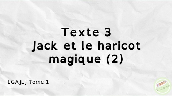 Jack et le haricot magique - 2 | Genially