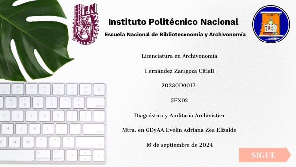 Unidad 1 Diagnóstico Documental de Archivos | Genially