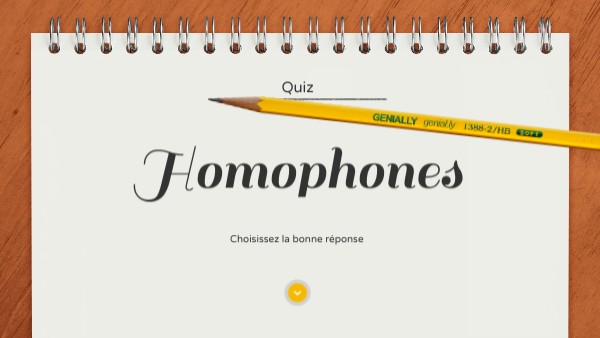 Quiz Homophones