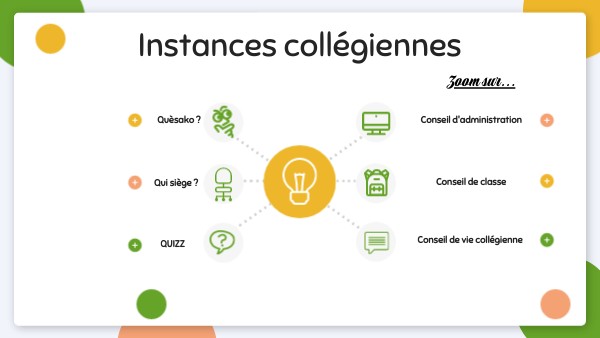 Instances collège