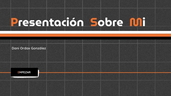 Presentación sobre Dani Ordax | Genially