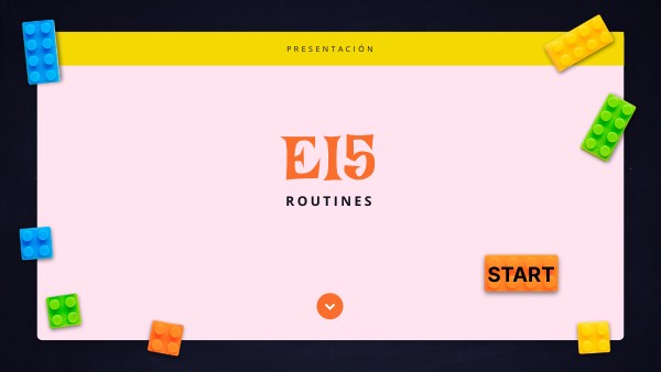 Routines Pre-Primary 5 years-old