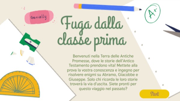 Escape room ripasso seconde