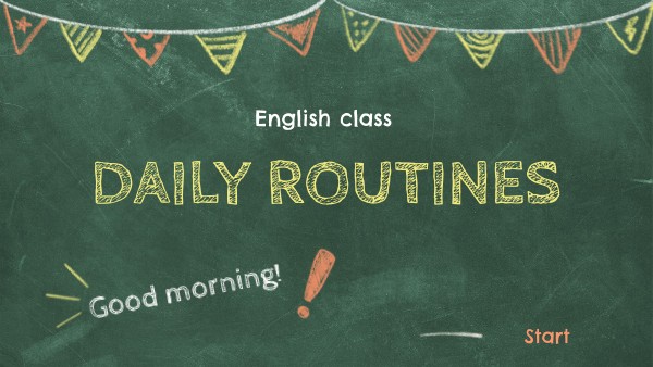 DAILY ROUTINES | Genially