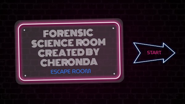 Forensic science escape room | Genially