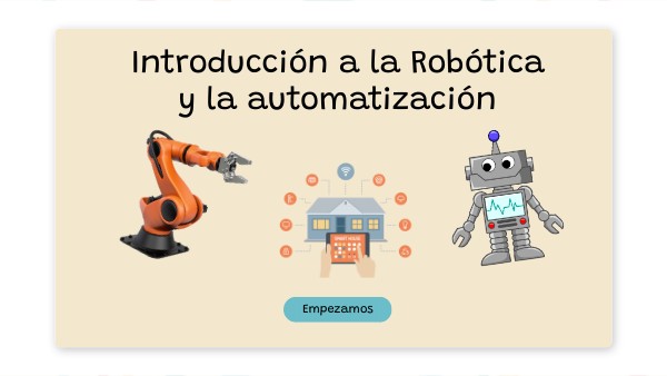 1. Introducción a la Robótica y la automatización