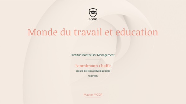 Projet final enseignement supérieur harmonie | Genially